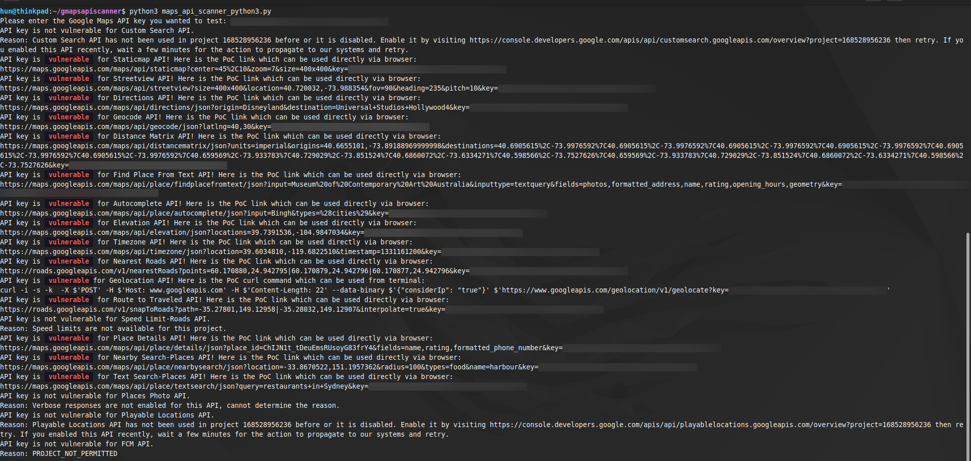 Exploiting Google Maps’ Unrestricted API Key – Blog | DigForCE Lab
