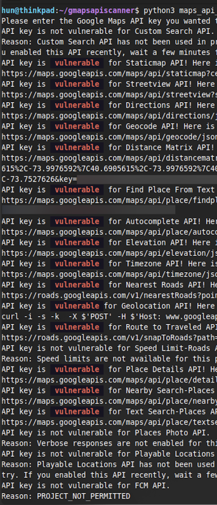 Exploiting Google Maps’ Unrestricted API Key – Blog | DigForCE Lab